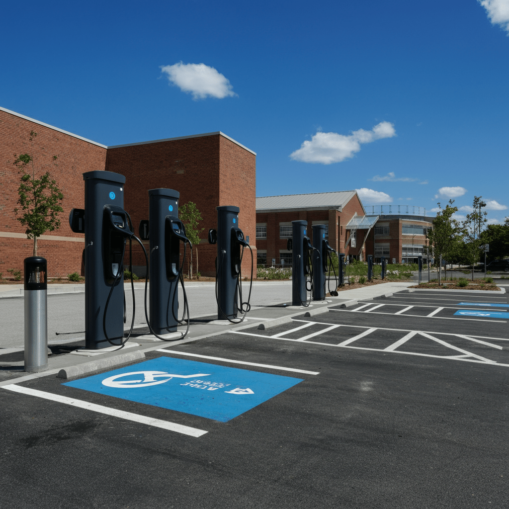 Boston Public Schools Installs 105 DC Fast Chargers for Electric Vehic
