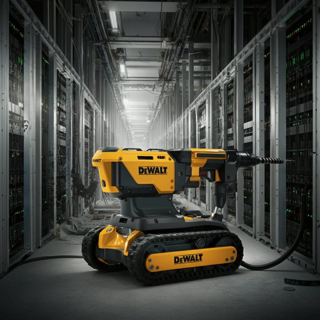 New DEWALT Autonomous Drilling Robot Set to Transform Data Center Cons