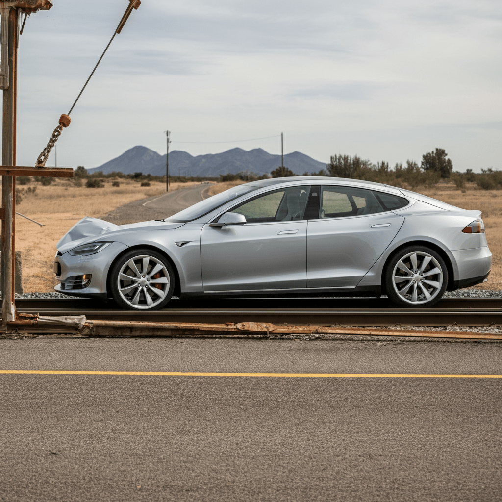 Tesla’s Full Self-Driving Technology Under Scrutiny After Near-Miss wi