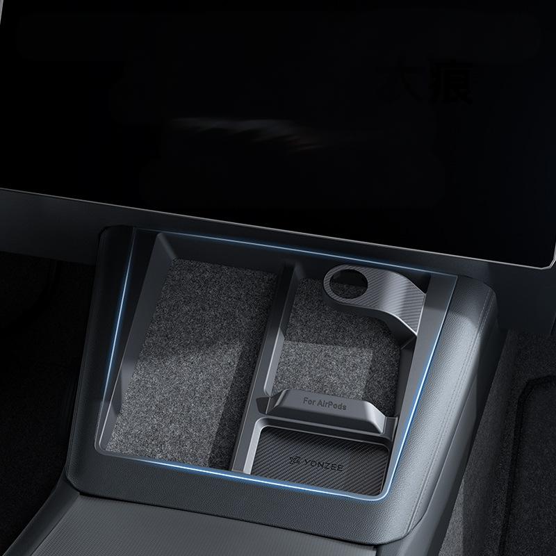 Center Console 3-in-1 Wireless Charging Anti-Slip Organizer for Model