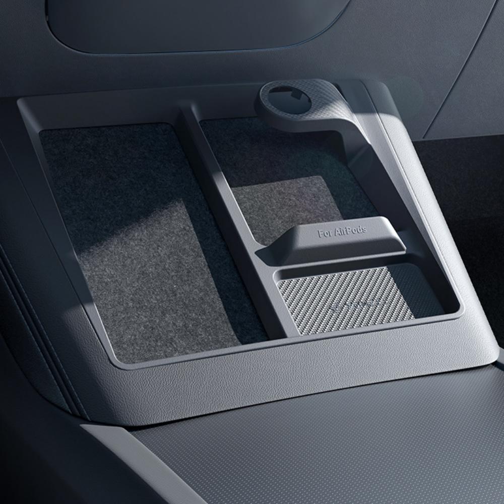 Center Console 3-in-1 Wireless Charging Anti-Slip Organizer for Model