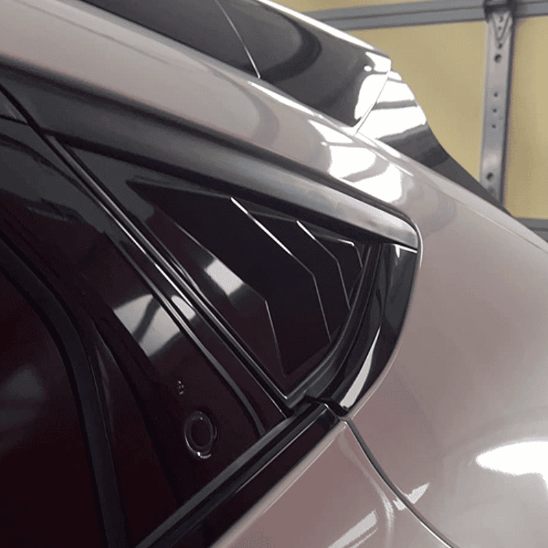 Ford Mustang Mach-E Rear Side Window Louvers Cover Blinds