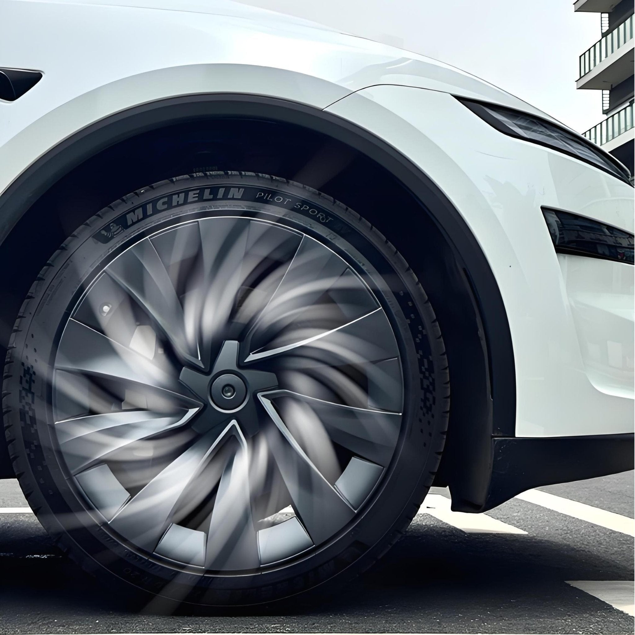 TESEVO 20″ Helix Wheel Covers for Tesla Model Y Juniper | OEM Style ...