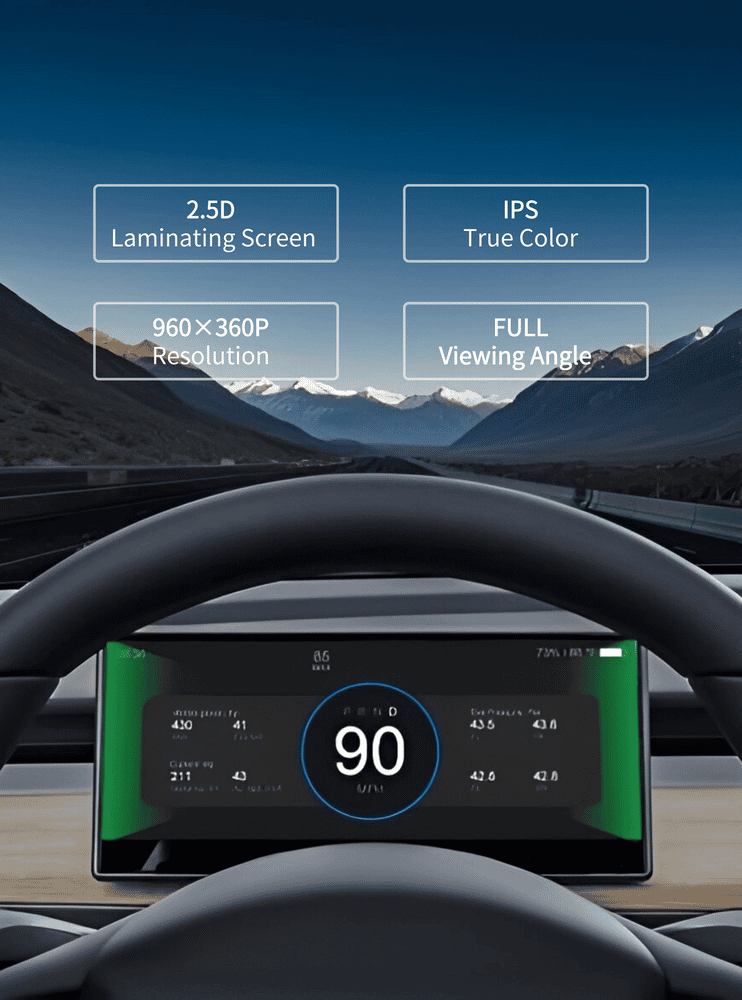 Tesla Model 3/Y 6.2'' Dashboard Screen Display
