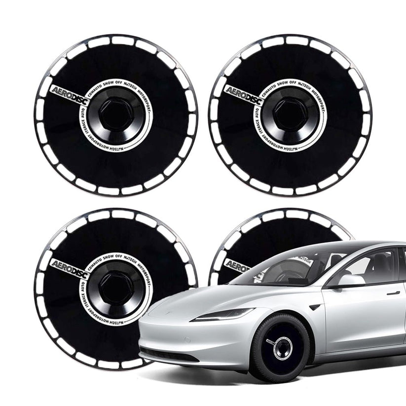Tesla Model 3/Y Aero Wheel Covers Masked Rider Sticker