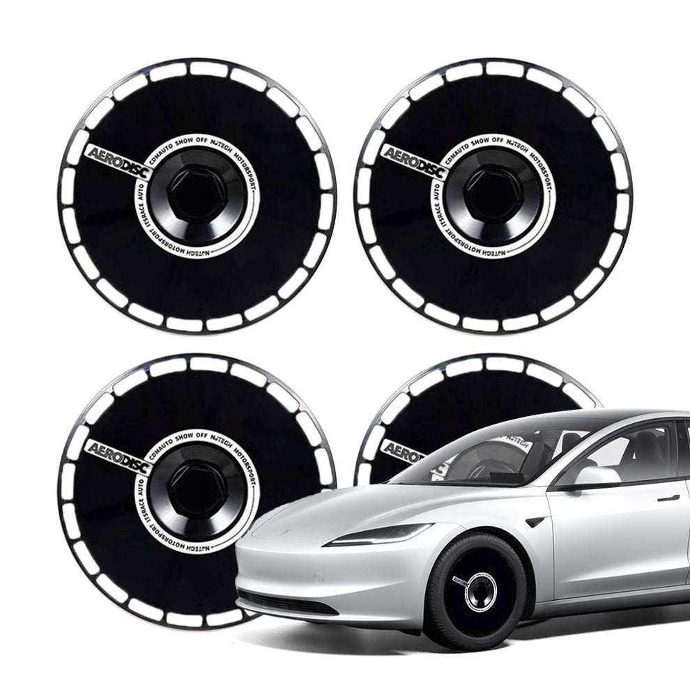 Tesla Model 3/Y Aero Wheel Covers Masked Rider Sticker