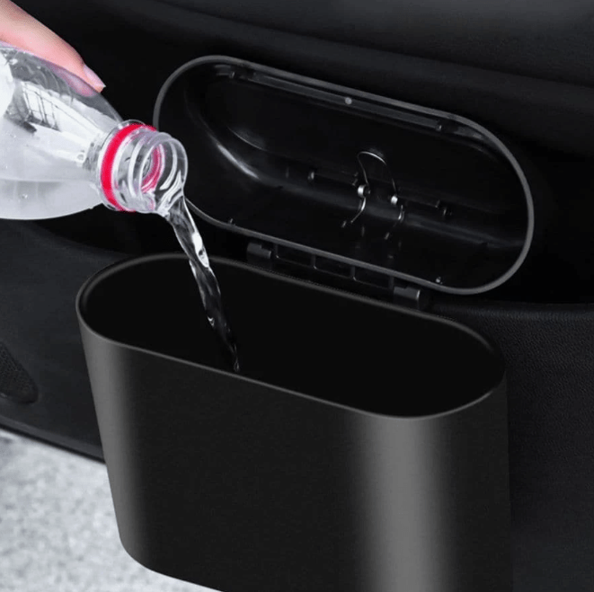Tesla Car Trash Can with 8 Rolls of Garbage Bags