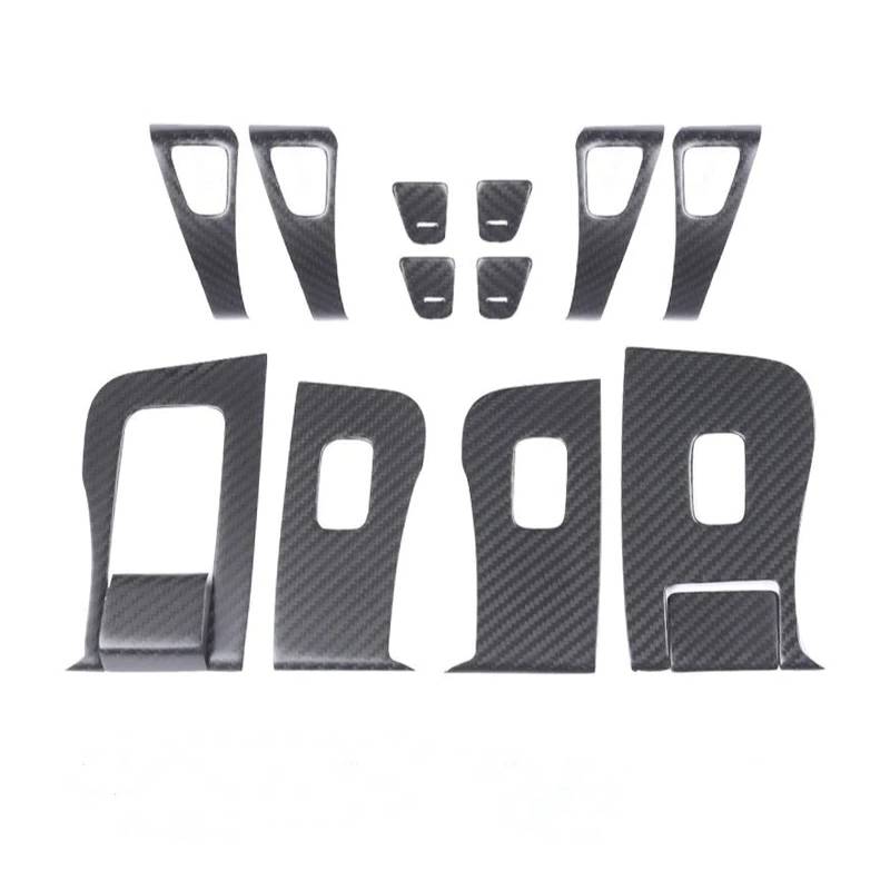Tesla Model 3/Y Carbon Fiber Door & Window Switch Panel Covers