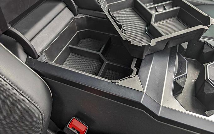 Tesla Cybertruck Double Layer Center Console Organizer