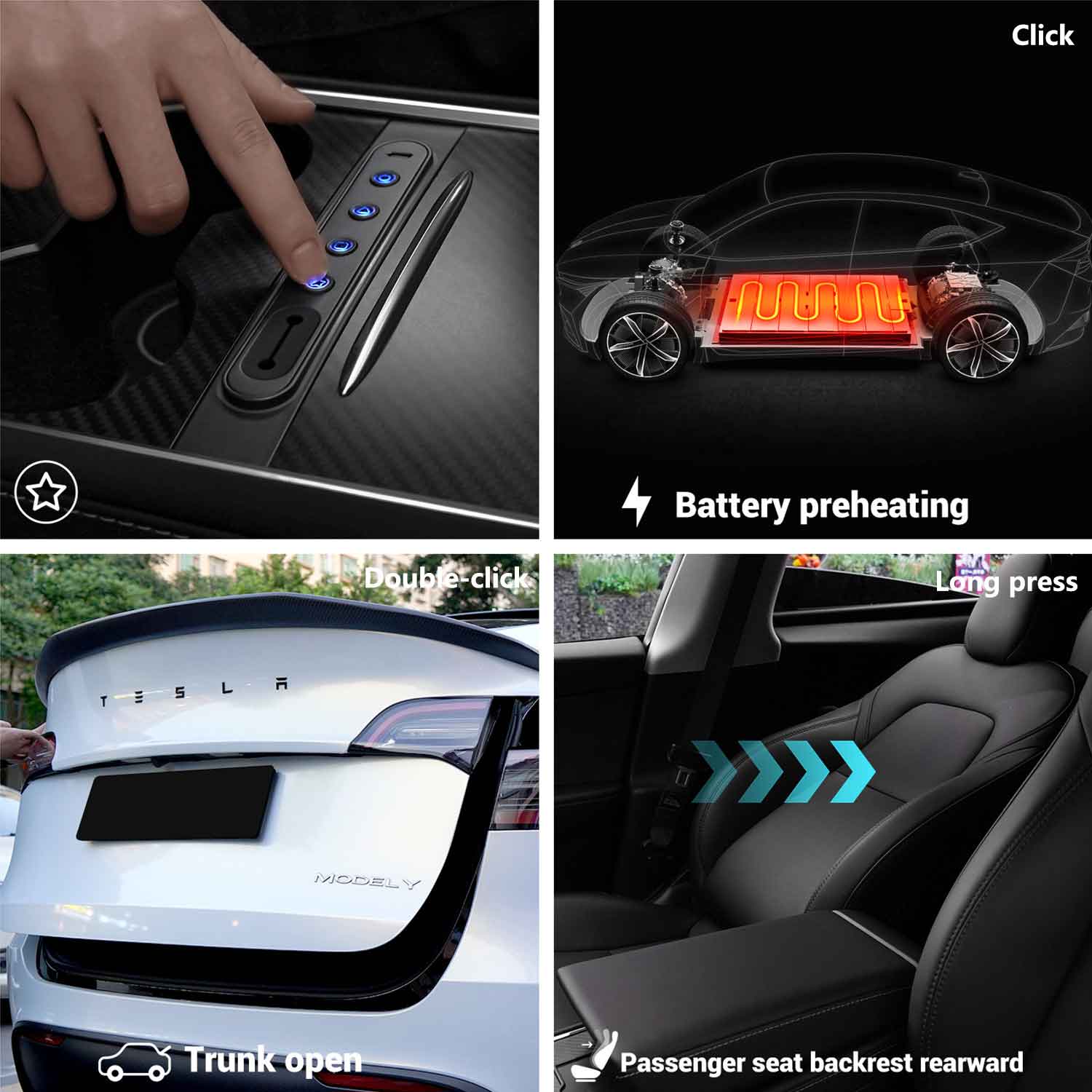 Tesla Model 3/Y Smart Buttons Console