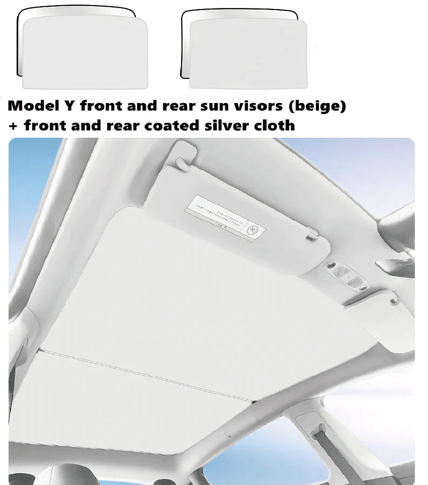 Tesla Model Y Sunroof Sunshade