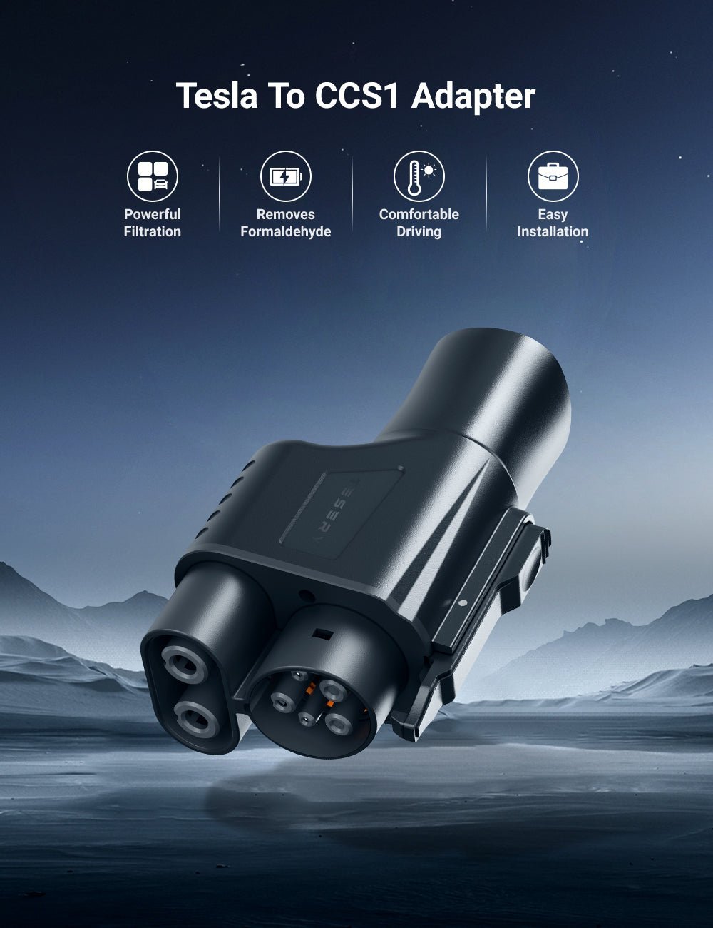 Tesla to CCS1 (DC) Adapter | Fast & Convenient Charging