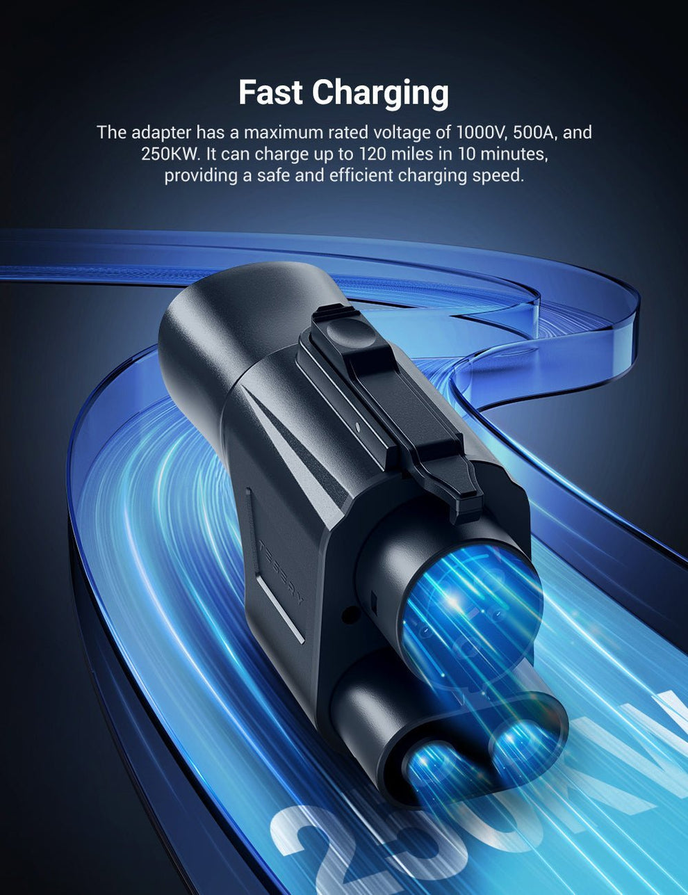 Tesla to CCS1 (DC) Adapter | Fast & Convenient Charging