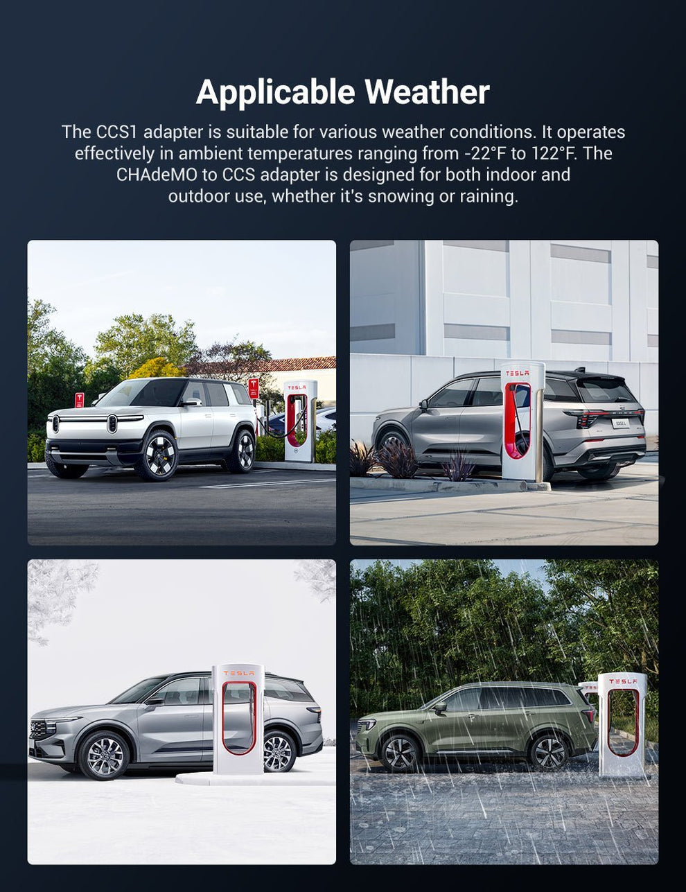 Tesla to CCS1 (DC) Adapter | Fast & Convenient Charging